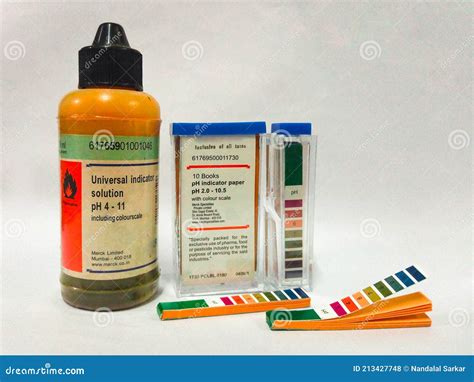 Universal Indicator Paper Royalty Free Stock Photography CartoonDealer Com 73164731