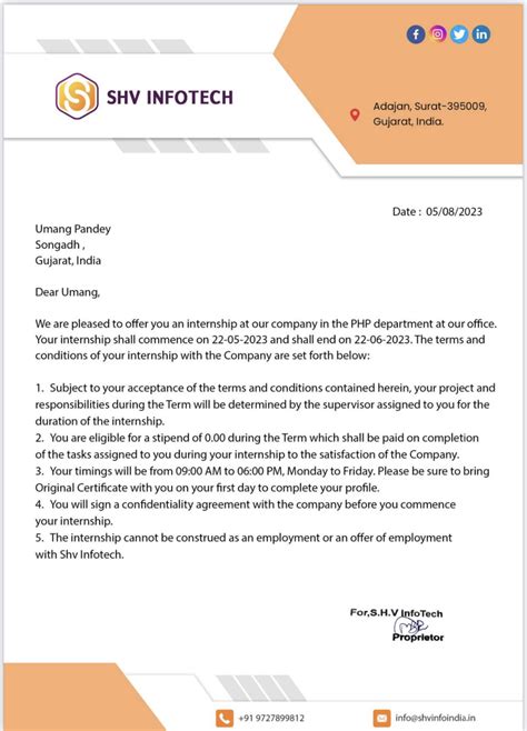 Umang Pandey On Linkedin Excited To Share That Ive Successfully Completed My Internship At Shv