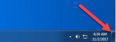 How To Remove Show Desktop Button On Taskbar Windows Bulletin Tutorials