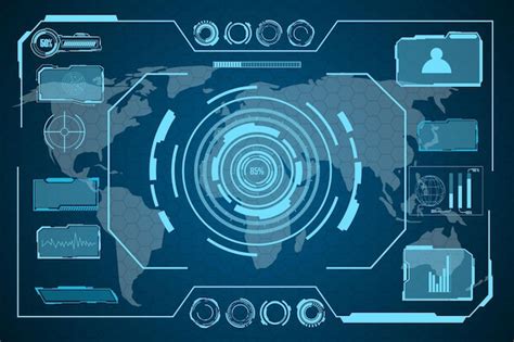 Pack Déléments Hud Dinterface Numérique Écrans De Cadre Dinterface