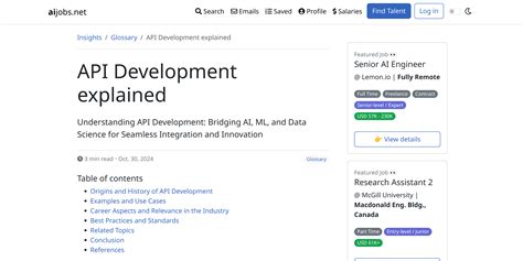 API Development Explained Aijobs Net