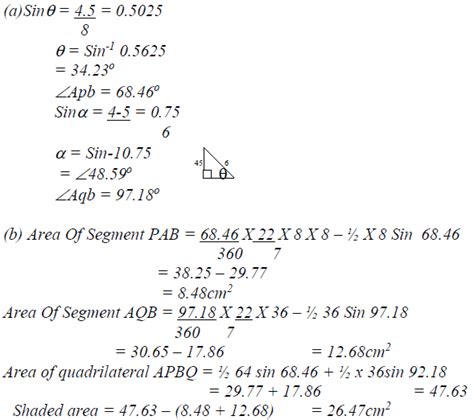 The Figure Below Shows Two Intersecting Circles Radii 8 Cm And 6 Cm