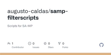 github augusto caldas samp filterscripts scripts for sa mp