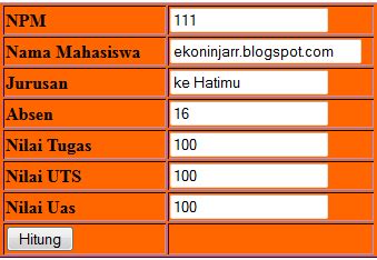 Menghitung Nilai Akhir Mahasiswa Dengan PHP Sederhana Dan Simpel Banget Ekoninjarr