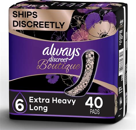 Always Discreet Boutique Incontinence Pads Extra Heavy
