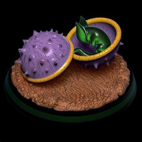 Dragonball Z Larva Cell 3d Model 3d Printable Cgtrader