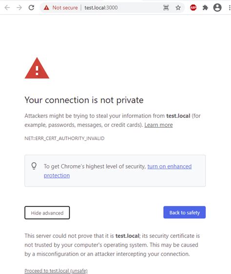 Reactjs Secerrorinadequatekeyusage In Firefox For React App With