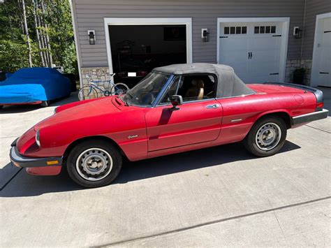 1987 Alfa Romeo Spider Graduate 2dr Convertible Project For Sale