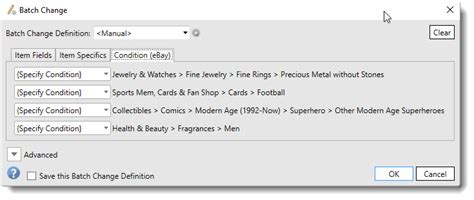 Editing Items