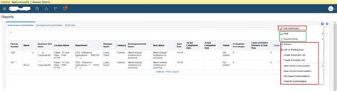 Customize The Embalmed Dashboard Page Option Hide Edit Dashboard Oracle Analytics