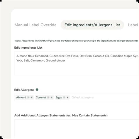 Use Our Compliant Ingredient List Maker Food Label Maker