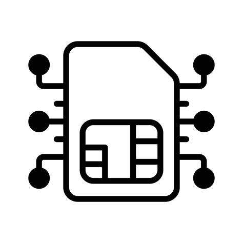Esim Chip Card Embedded Sim Card Design 51432703 Vector Art At Vecteezy