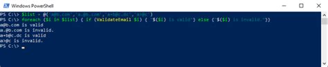 Easy PowerShell Email Address Validation Function Undocumented Features