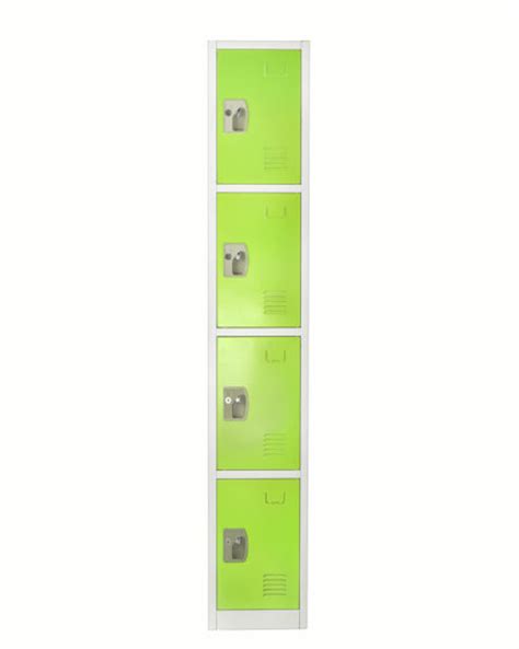 Alpine Adi629 204 Grn 72 In H X 12 In W 4 Compartment Steel Storage