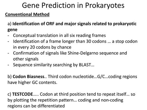 Gene Prediction Pptx