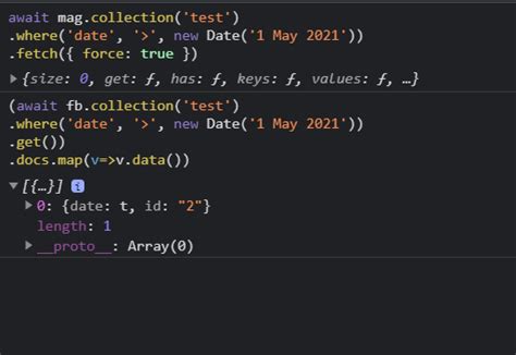 Collection Query By Firestore Timestamp · Issue 44 · Cycraftmagnetar · Github