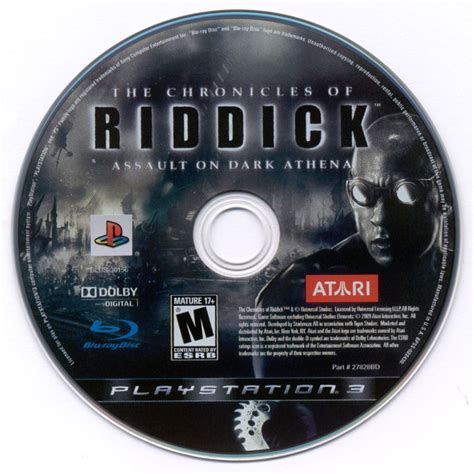 The Chronicles of Riddick: Assault on Dark Athena cover or packaging ...