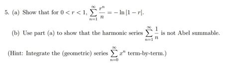 Solved A Show That For Chegg