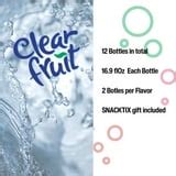 Clear Fruit Flavored Water Variety Pack 12 Bottles 16 9 Fl Oz Each