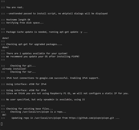Command Gets Stuck When Installing Issue Pivpn Pivpn GitHub