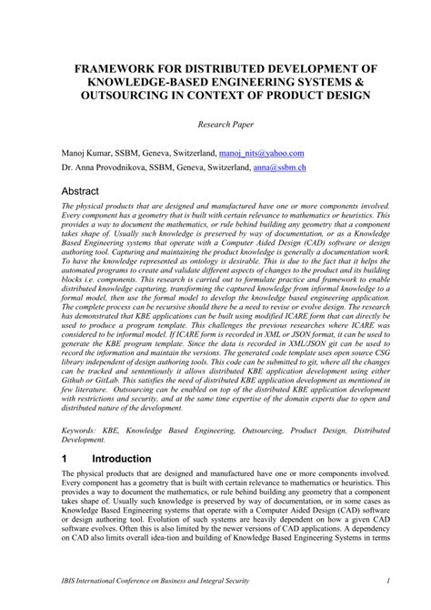 pdf framework for distributed development of knowledge based