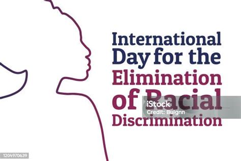 인종 차별 철폐를 위한 국제 기념일 3월 21일 휴일 개념입니다 텍스트 비문이 있는 배경 배너 카드 포스터용 템플릿입니다 벡터 Eps10 그림입니다 21에 대한 스톡 벡터
