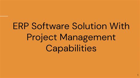 Erp Software Solution With Project Management Capabilities By Averiware Cloud Erp Software