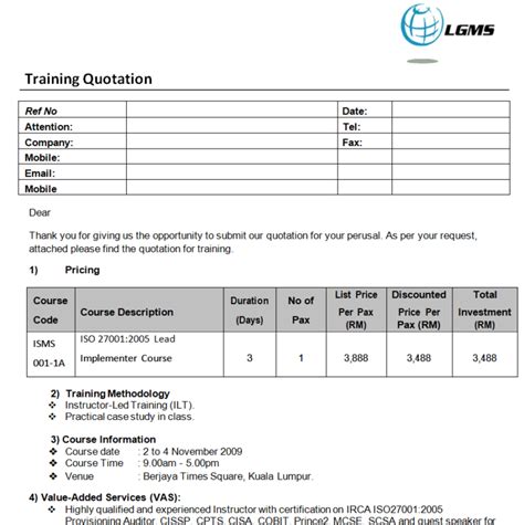 Download FREE Quotation Templates EXCEL WORD Word Excel Samples