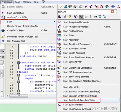 【乌拉喵 教程】进一步学习编写testbench（vhdl语言），quartus与modelsim时序仿真 vhdl的tb文件怎么写 csdn博客
