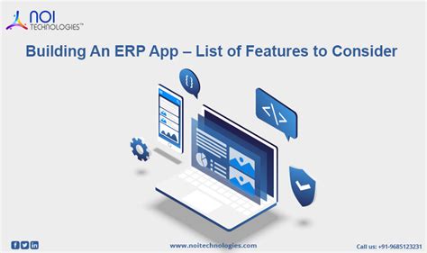 Building An ERP App List Of Features To Consider