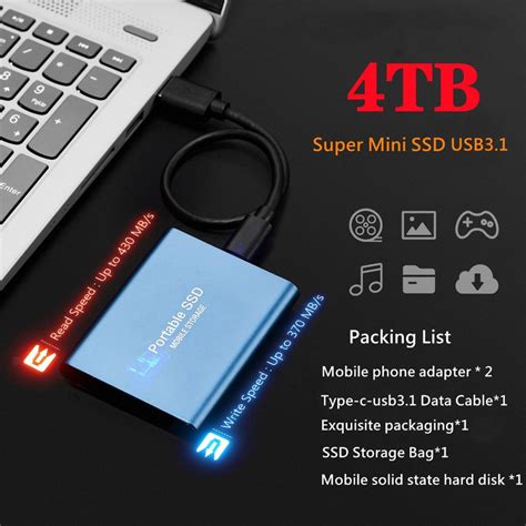 Usb Portable Ssd High Speed External Storage Solution Fortune Port
