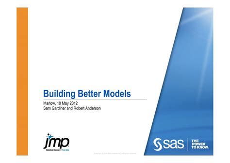 building better models uk pptx jmp