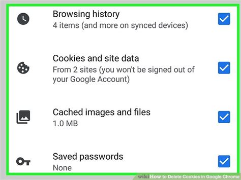Ways To Delete Cookies In Google Chrome WikiHow