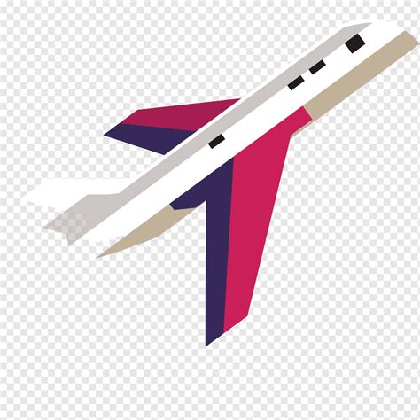 비행기 만화 만화 비행기 각도 사각형 삼각형 Png Pngwing
