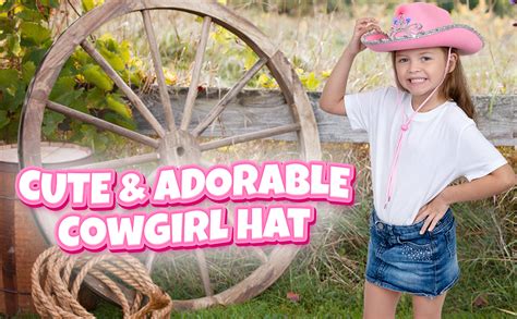 Light Up Pink Cowgirl Hat For Girls Pack Of 2 Princess