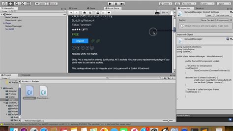Unity Node Js Socket Io Parte 3 Socket Io En Unity Youtube