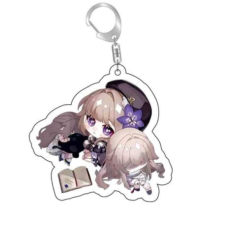 Game Honkai Star Rail Key Chains Two Sided Keychain Dan Heng March 7th