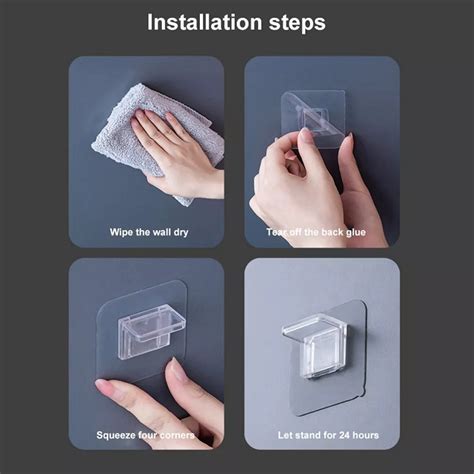 Wardrobe Shelf Bracket Sticker Pack Of 4 Boxmyorder Dropshipping