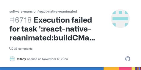 Execution Failed For Task React Native Reanimated BuildCMakeRelWithDebInfo Armeabi V A