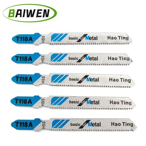 Hss T118a 지그 톱 블레이드 목재 금속 빠른 절단 왕복 톱 블레이드 금속 목재 모듬 블레이드 목공5 개 Aliexpress