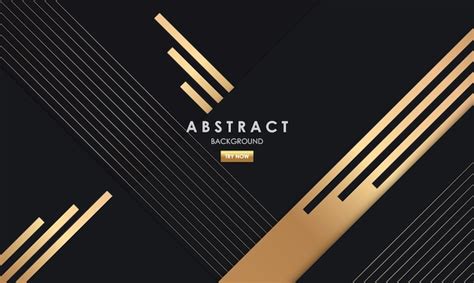 현대 블랙 도프와 황금 럭셔리 배경 프리미엄 벡터