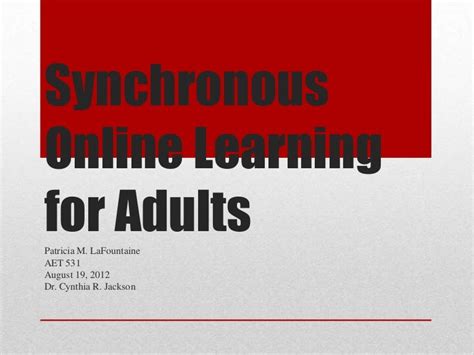 Synchronous Learning