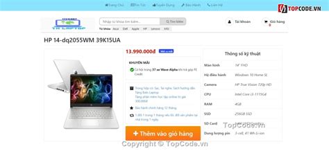code website quản lý bán hàng laptop đầy đủ báo cáo slide đề cương