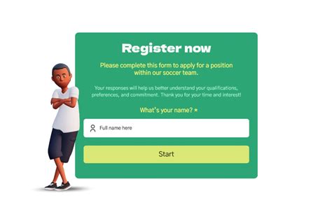 Golf Tournament Registration Form Template Visme