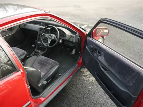 Jdm 1991 Honda Cr X Ef8 Si R Rhd Car Rare Glass Top Sir Crx B16a Red