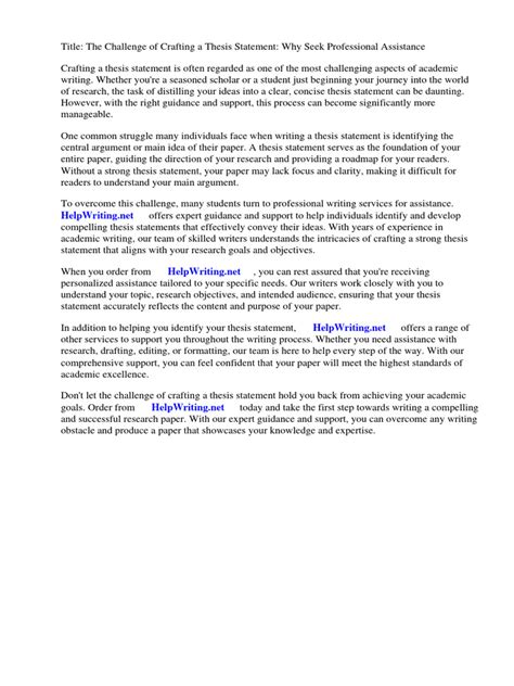 Identify Thesis Statement Activity Pdf Thesis Essays