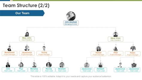 Project Team Structure SlideTeam