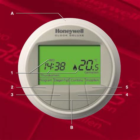 Manual Honeywell Round Clock Deluxe Page 3 Of 54 Dutch