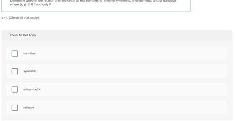 Solved Determine Whether The Relation R On The Set Of All Chegg Com