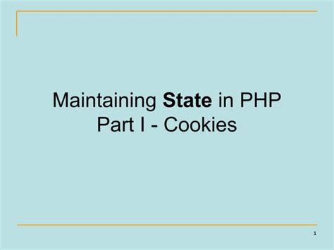 cookies ppt